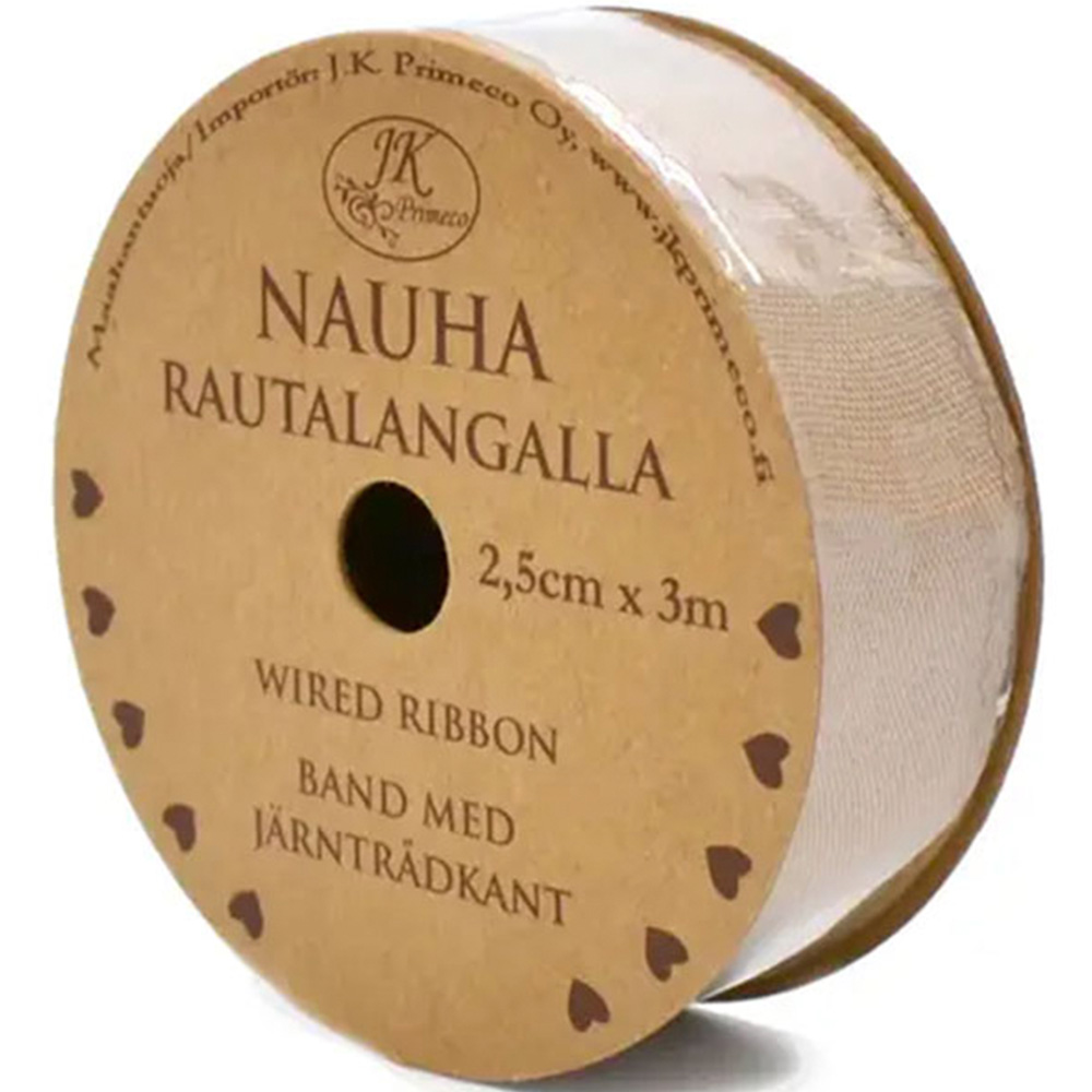 NAUHA NATUR 25mmx3m RAUTALANGALLA » LÖYTÖTEX